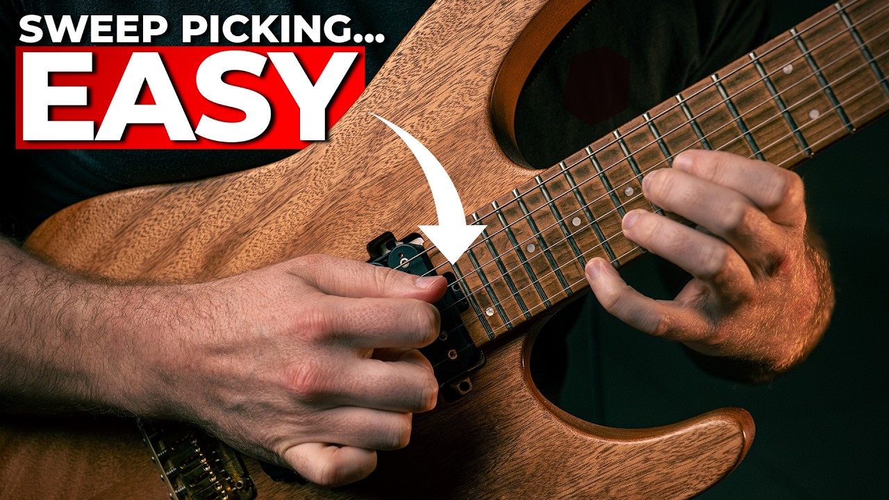 Learn Sweep Picking In 5 Minutes - YouTube