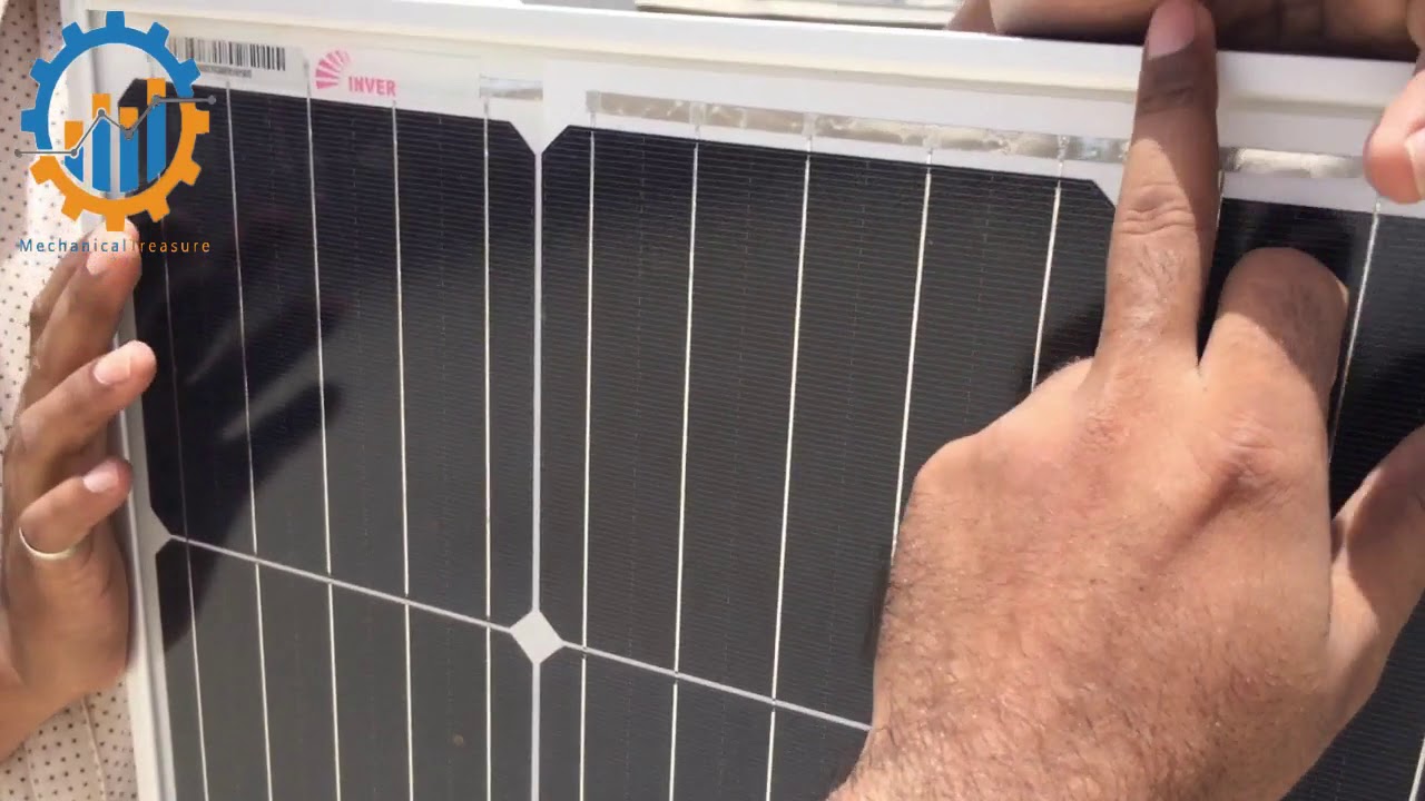 inverex 150 watt mono solar panel - YouTube