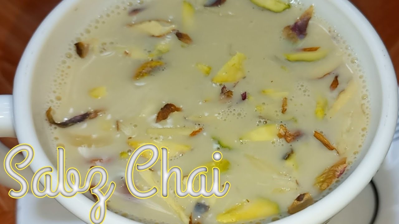Sabz Chai Recipe | Sabz Chai Banane Ka Tarika | No Artificial Color ...