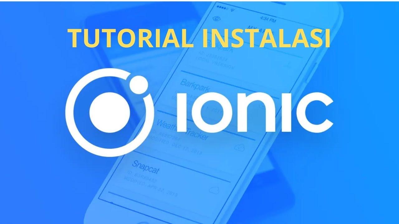 Tutorial Penginstalan Ionic dan Node.js - YouTube