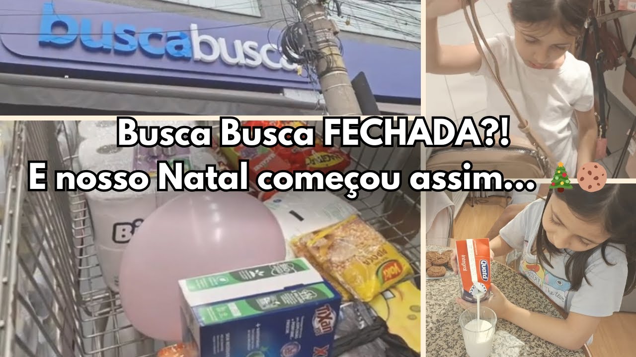 Tentamos Visitar a Loja Busca Busca e Tivemos uma Surpresa no Natal! 🎄 ...