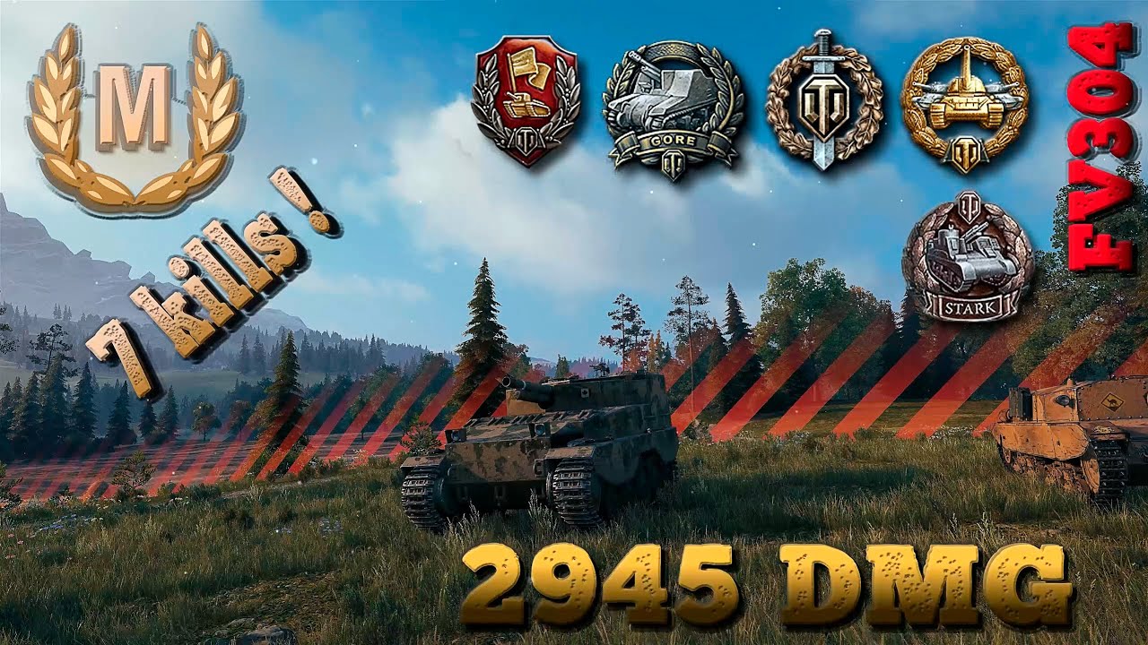 FV304 Ace tanker WoT / бой на мастера WoT replays - YouTube