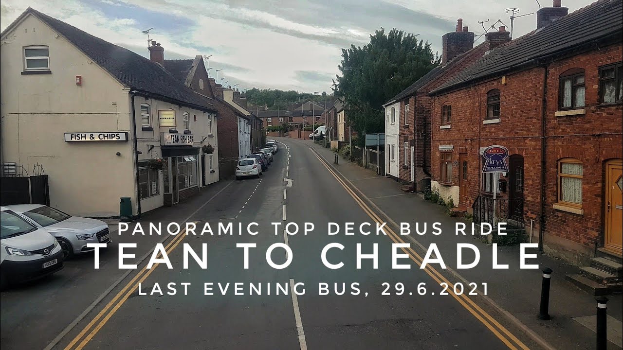 PANORAMIC TOP DECK BUS RIDE TEAN TO CHEADLE FIRST BUS POTTERIES 32 panoramic-top-deck-bus-ride-tean-to-cheadle-first-bus-potteries-32