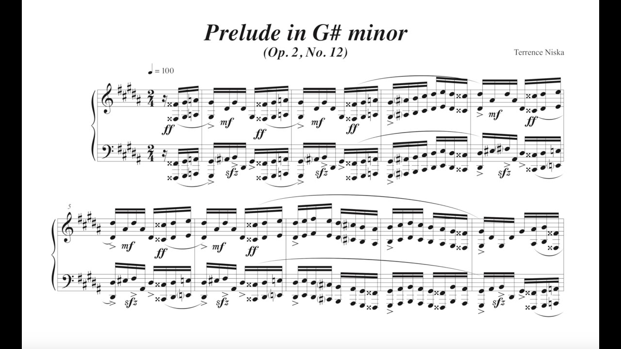 Prelude in G# minor, Op. 2, No. 12 - YouTube