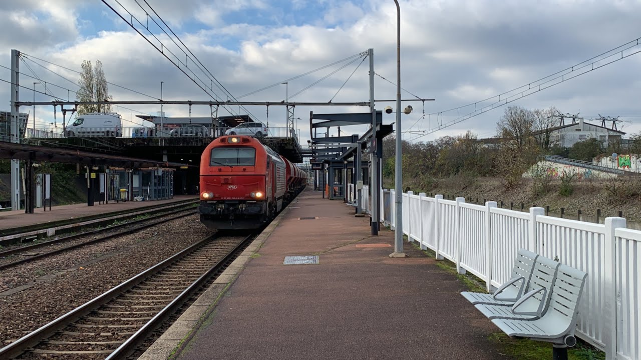 Spot RER-C Z20500/Z20900/Z8800, TGV , FRET en gare de Thiais-Orly-Pont ...
