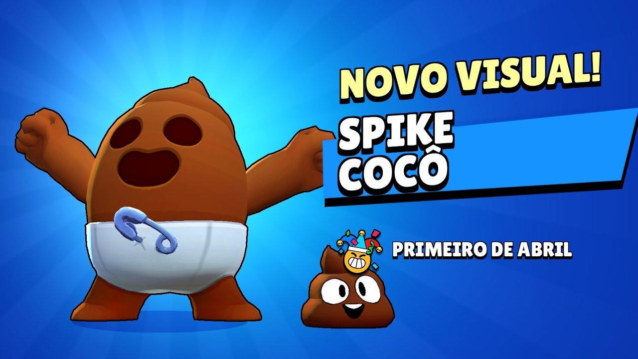 BRAWL STARS #557 COMPREI A SKIN MAIS MERDA DE TODAS "SPIKE COCÔ ...