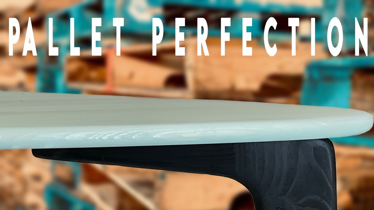 Transforming Free Pallets into Beautiful Tables - YouTube