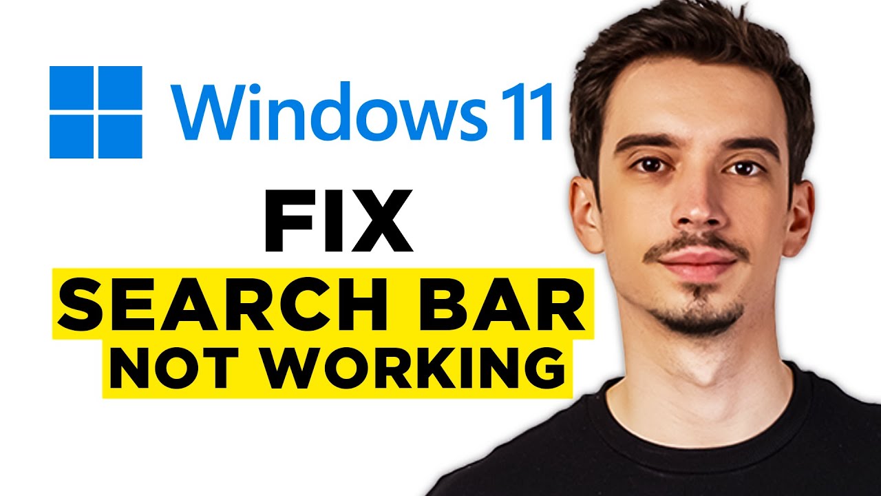 How To Fix Windows 11 Search Bar Not Working (2026) - Step by Step ...