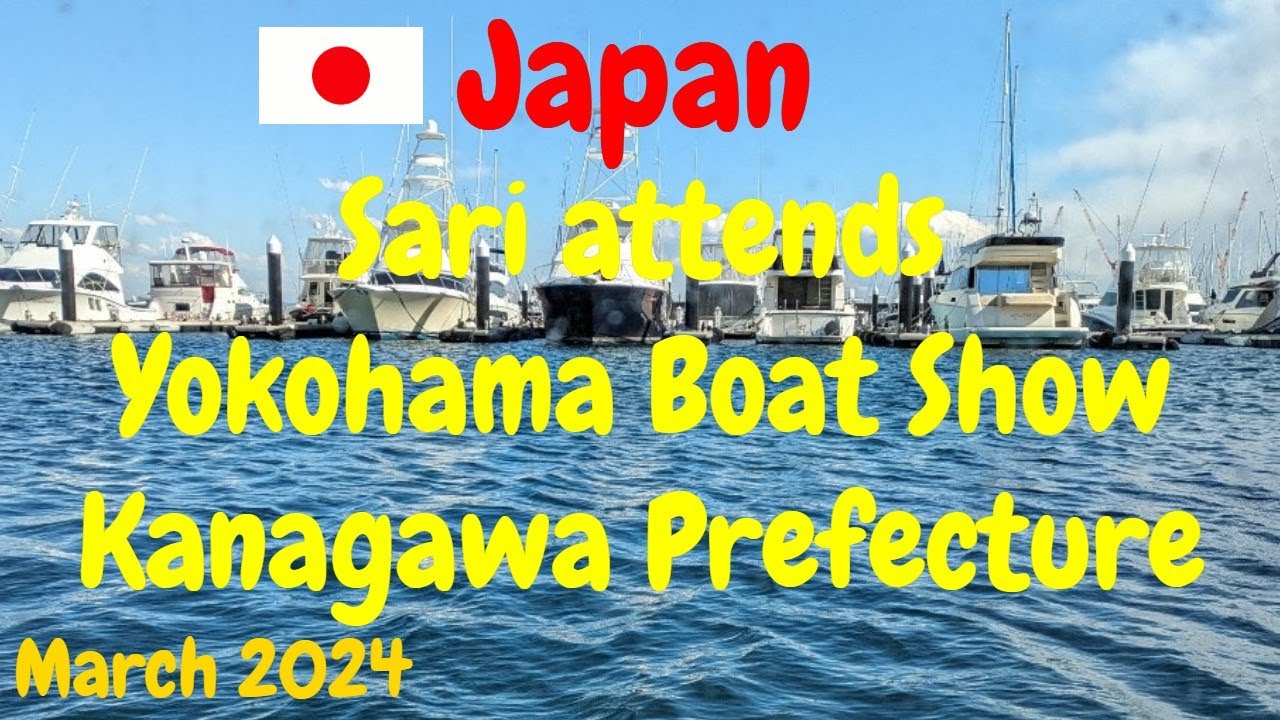 Sari attends Yokohama Boat Show - Kanagawa Prefecture - Japan - March ...