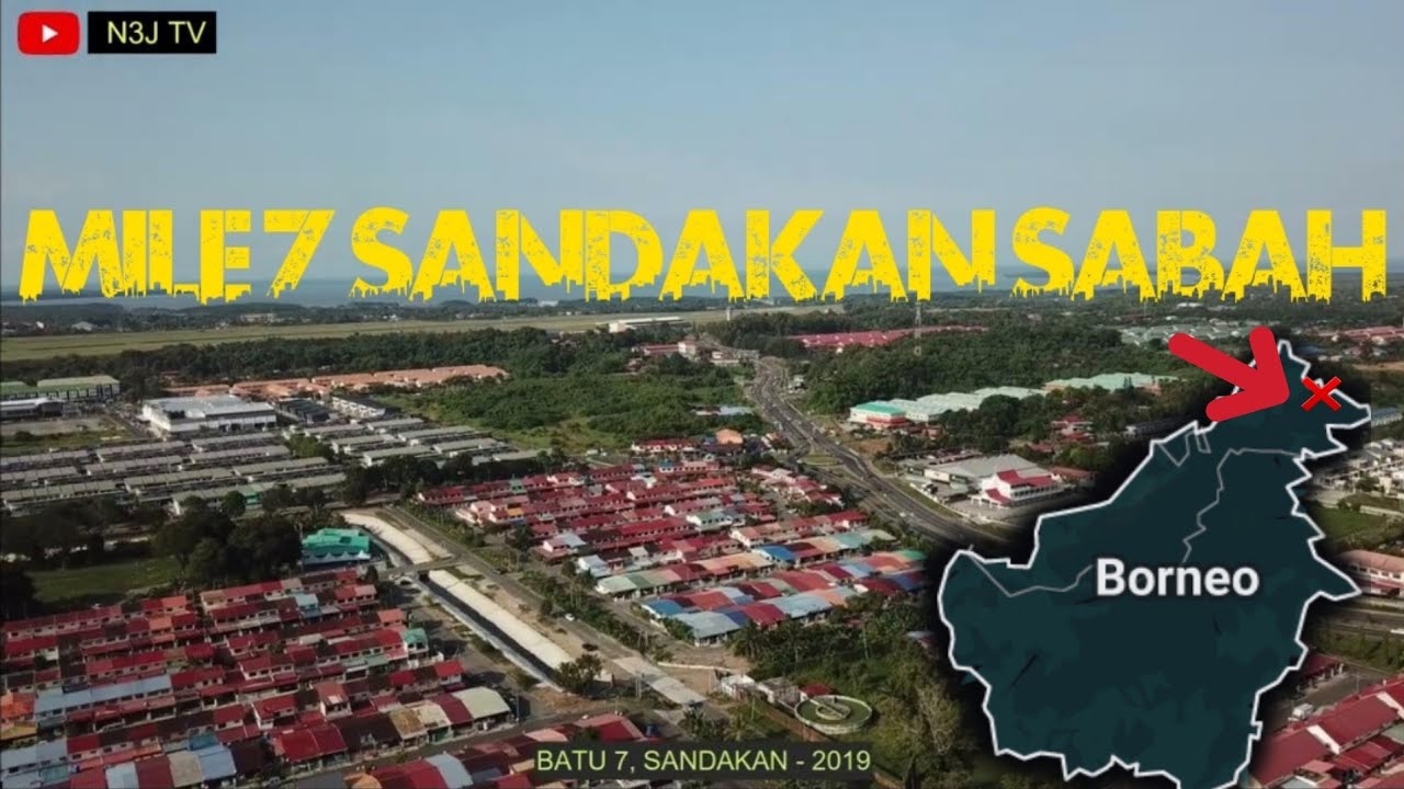 DRONE FOOTAGE BATU 7 SANDAKAN 2019 - YouTube