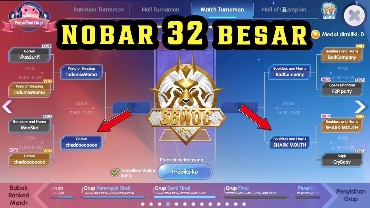 ROX - NOBAR 32 BESAR WOTC S6 !! AMPUN KAK - YouTube