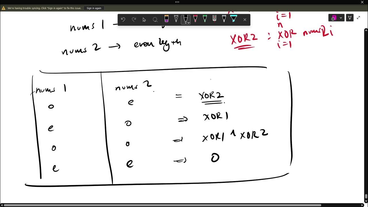 Bitwise XOR of All Pairings | LeetCode POTD | 16/01/2025 - YouTube