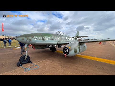 Messerschmitt Me 262 walk around at RIAT 2023 - YouTube
