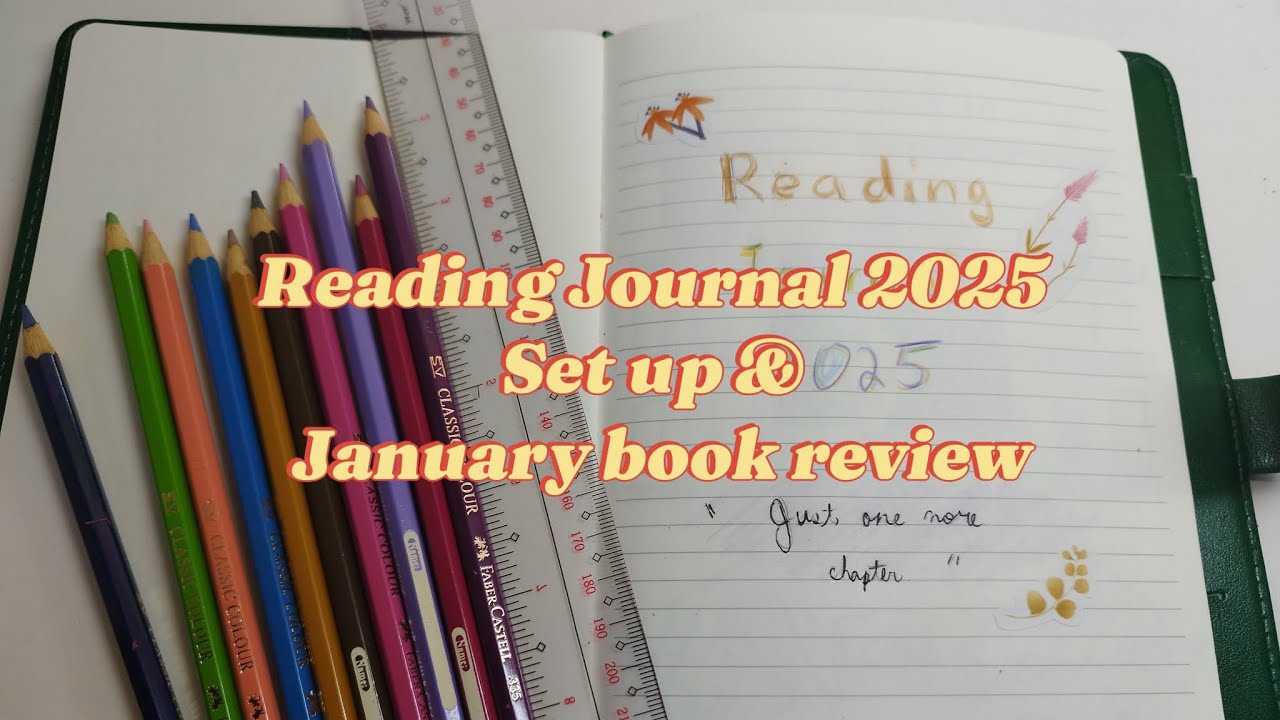 2025 Reading journal: set up, january book review, journal templates ...