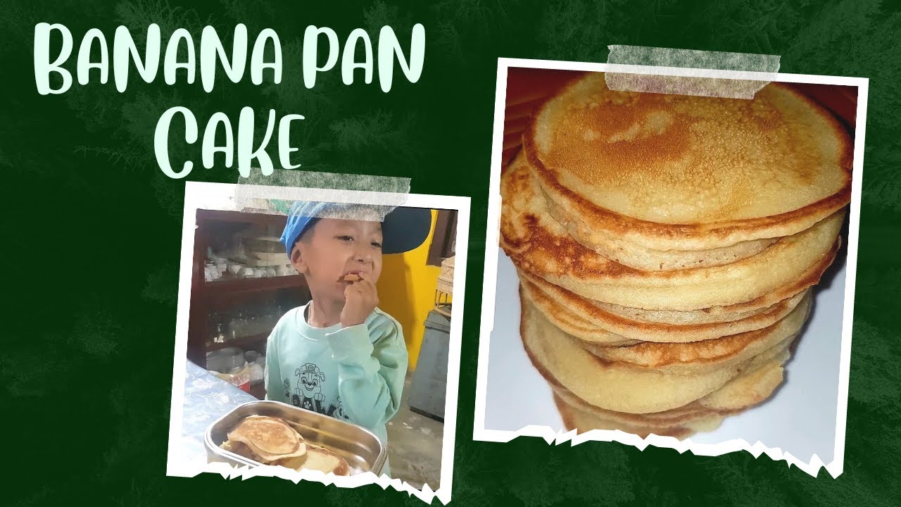 Banana Pan Cake | Homemade banana pan cake | Pan cake - YouTube