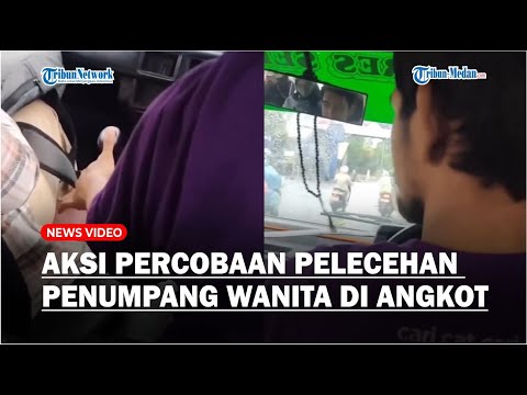 Viral Aksi Percobaan Pelecehan Penumpang Wanita di Angkot