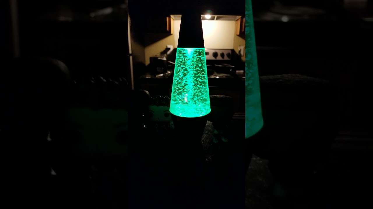 Mini lava lamp changing colors - YouTube