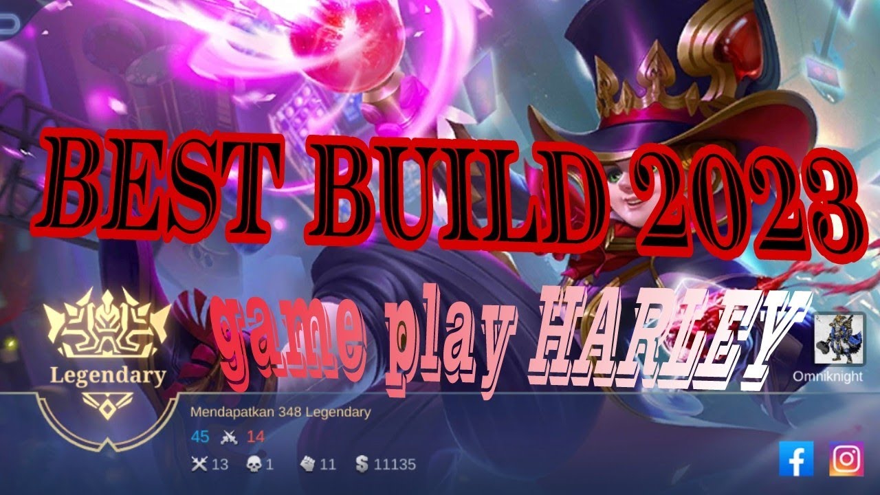 Harley best build!!!Game play/mobile legends!!! - YouTube