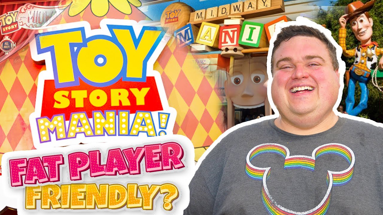 Fat Testing Toy Story Mania in Disney World's Hollywood Studios - YouTube