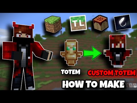 Custom skin totem texture pack for minecraft bedrock , java and other ...