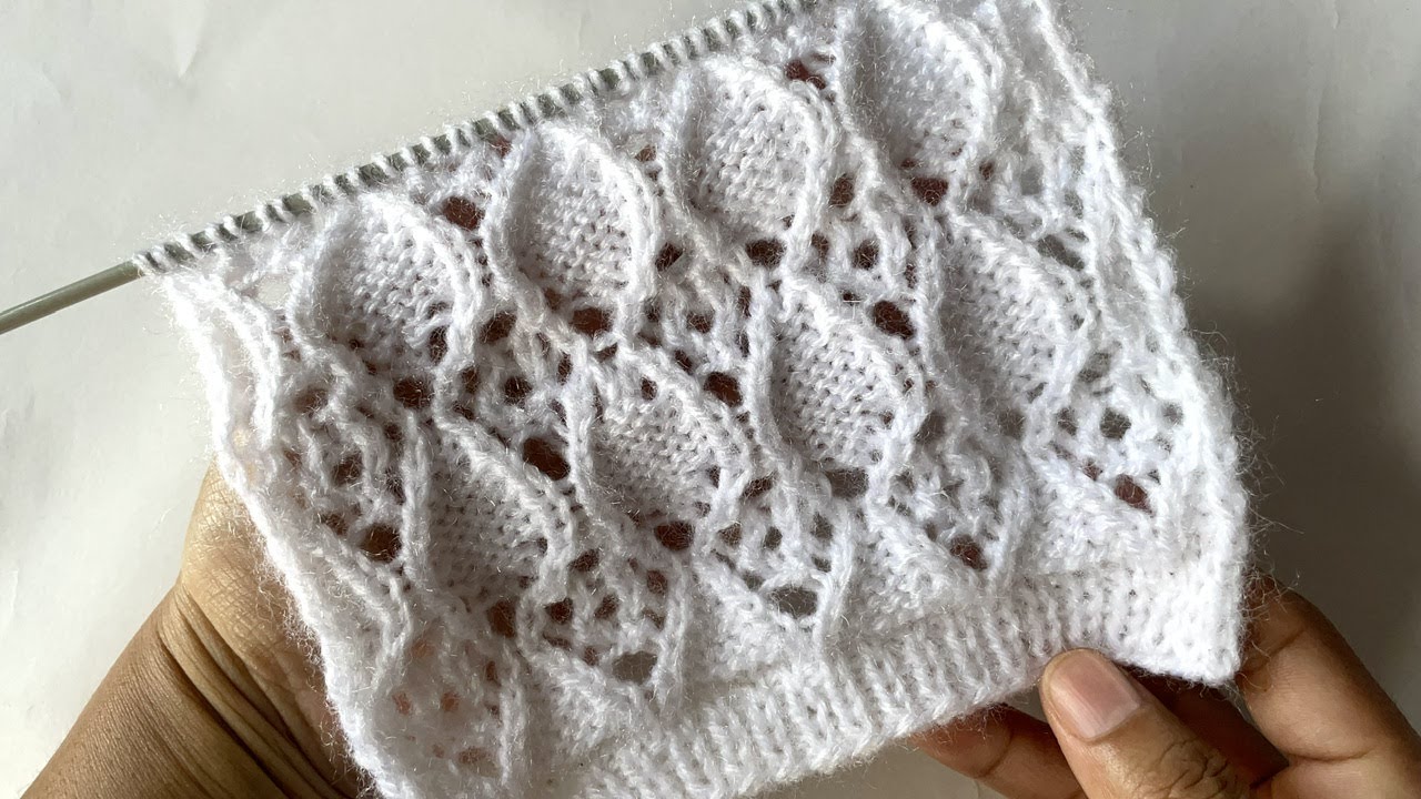 Beautiful Lace pattern for ladies cardigans 👀 - YouTube