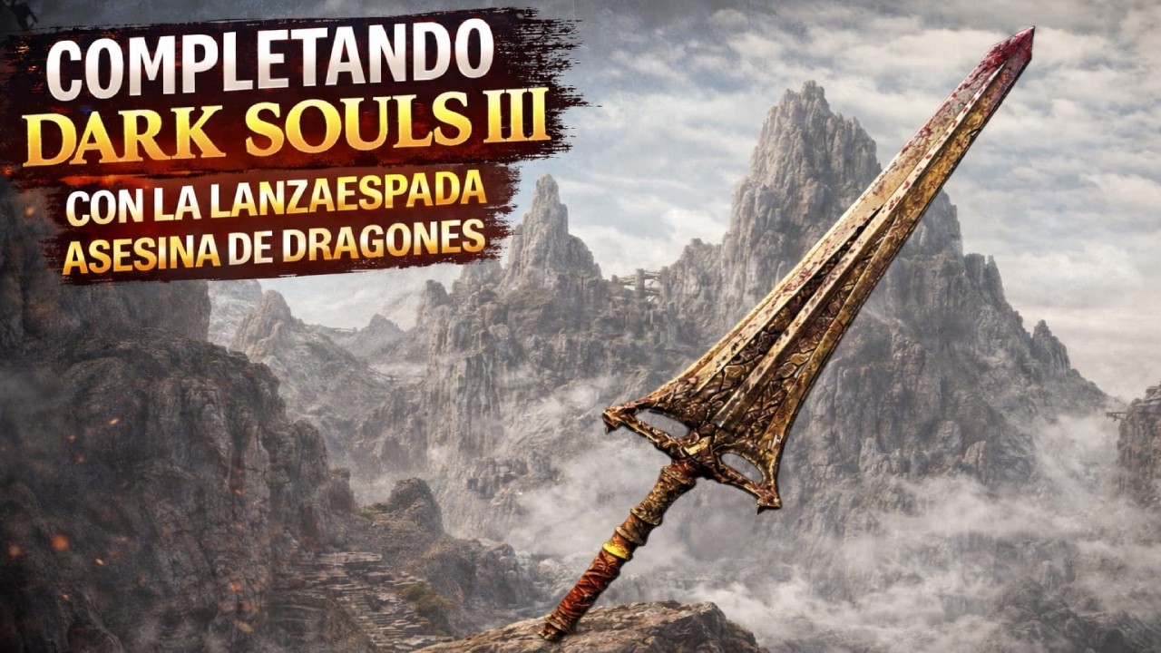 COMPLETANDO DARK SOULS 3 CON LA LANZA-ESPADA ASESINA DE DRAGONES - YouTube