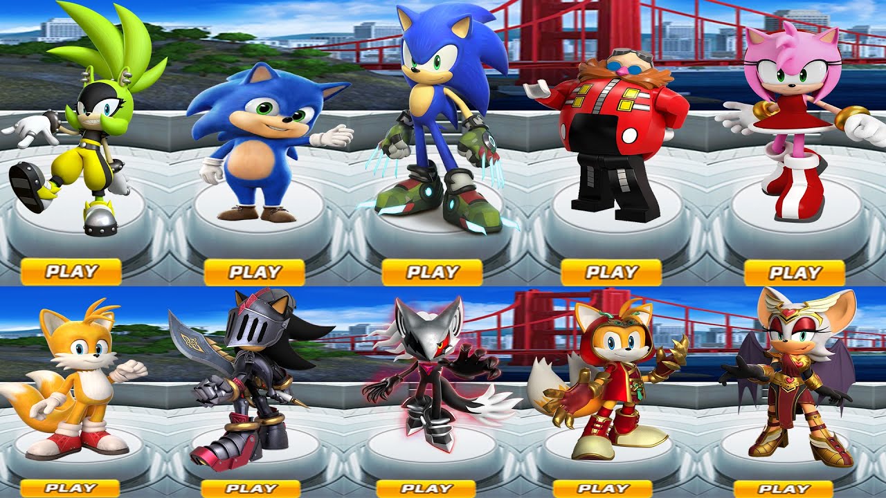 Sonic Forces Speed Battle - Ovi Pick Characters All 92 Characters ...