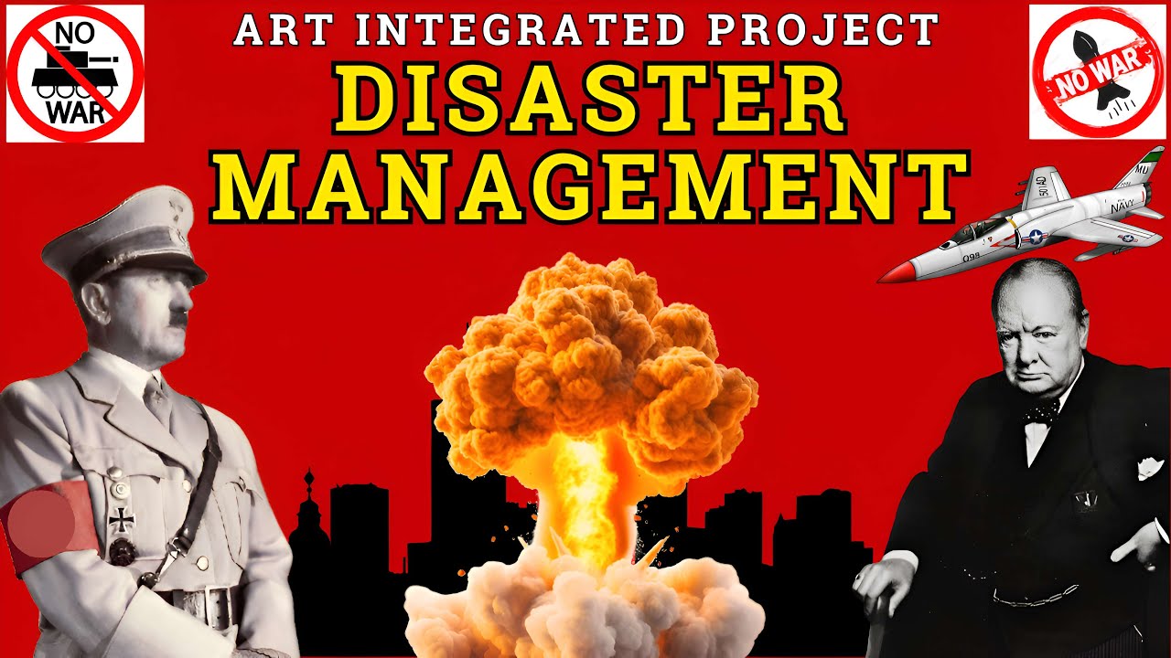 Disaster Management | Art Integrated Project | #socialscience - YouTube