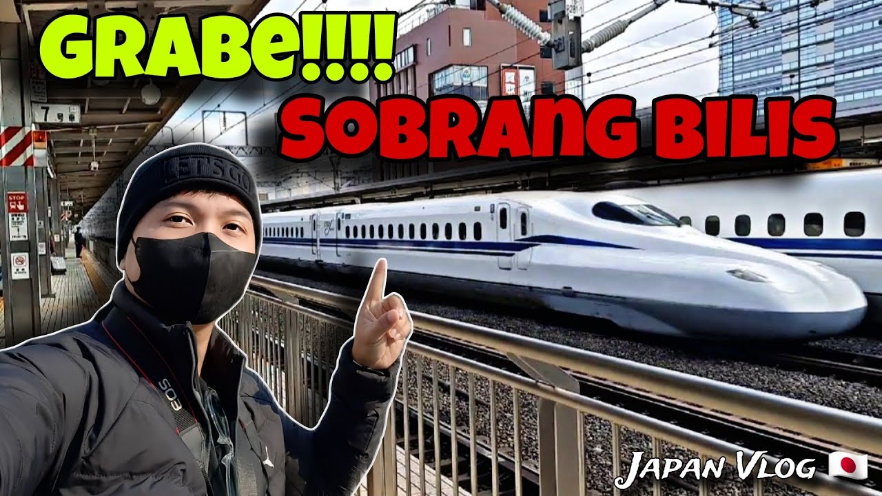 Filipino First Time In Bullet Train ( shinkansen ) in Japan 🇯🇵 ...