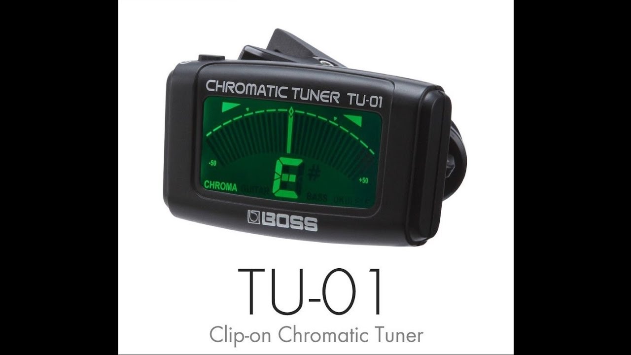 BOSS TU01 クリップチューナー - YouTube