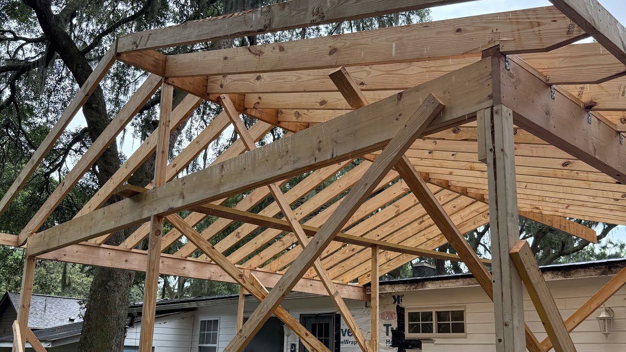 Slapping together a roof in half a day ! - YouTube