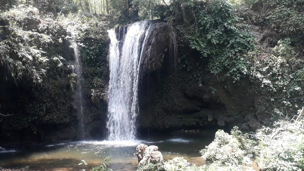 waterfall in jim Corbett park - YouTube