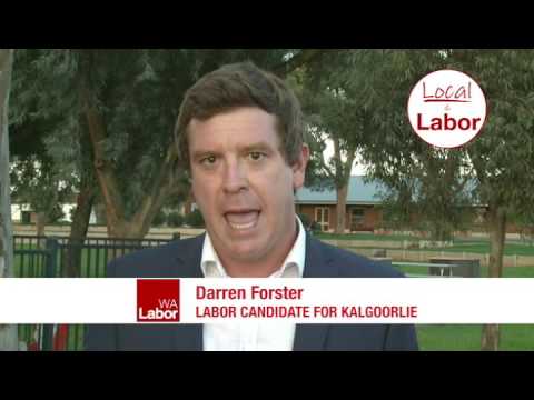Darren Forster Labor Kalgoorlie Health 2 - YouTube