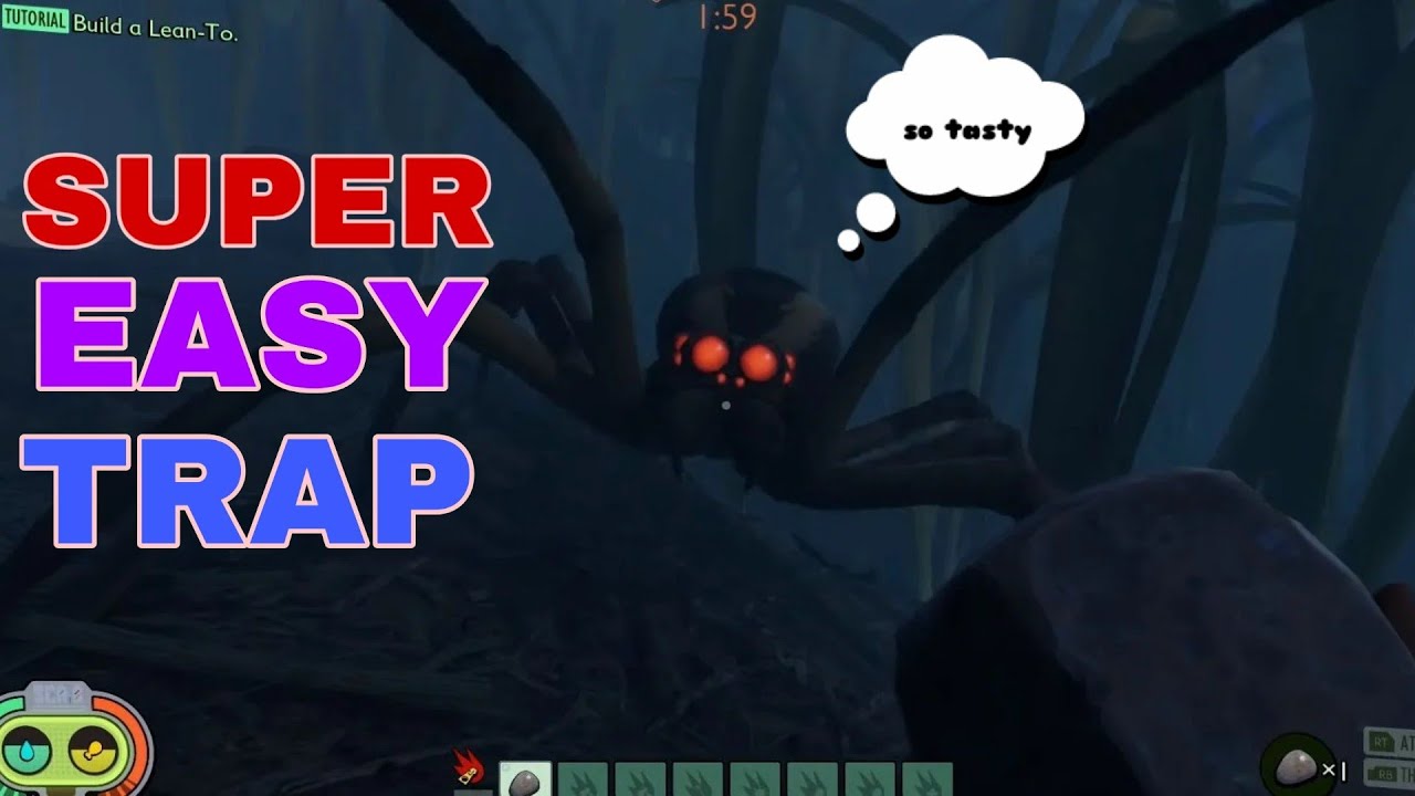 Super Easy Wolf Spider Trap For Grounded - YouTube