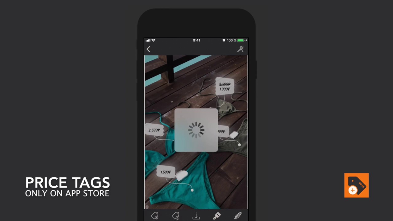 How to create beautiful price tags on the photo - YouTube