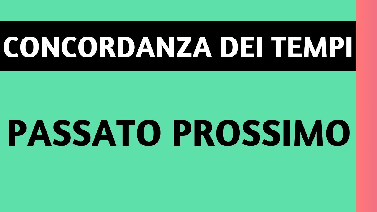 CONCORDANZA DEI TEMPI [INDICATIVO]#aprendeitaliano #learnitalian # ...