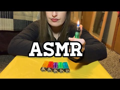 ASMR | LIGHTER PLAY & TAPPING WHILE WHISPERING TO YOU - YouTube