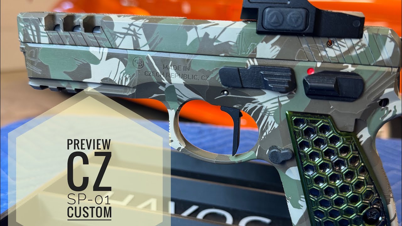 Range Time with new CZ SP-01 by Impact Machine LA - YouTube