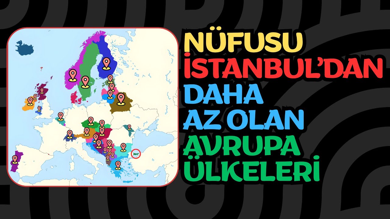 Nüfusu İstanbul'dan "Daha Az Olan" Avrupa Ülkeleri🌍 #avrupa #istanbul ...