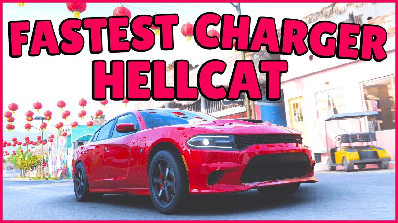 FORZA HORIZON 5 - FASTEST 2015 Dodge Charger SRT HELLCAT Drag Build ...