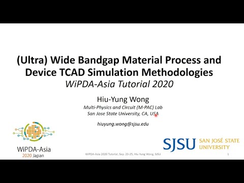 TCAD Simulation for Ultra Wide Bandgap Materials and Devices - YouTube