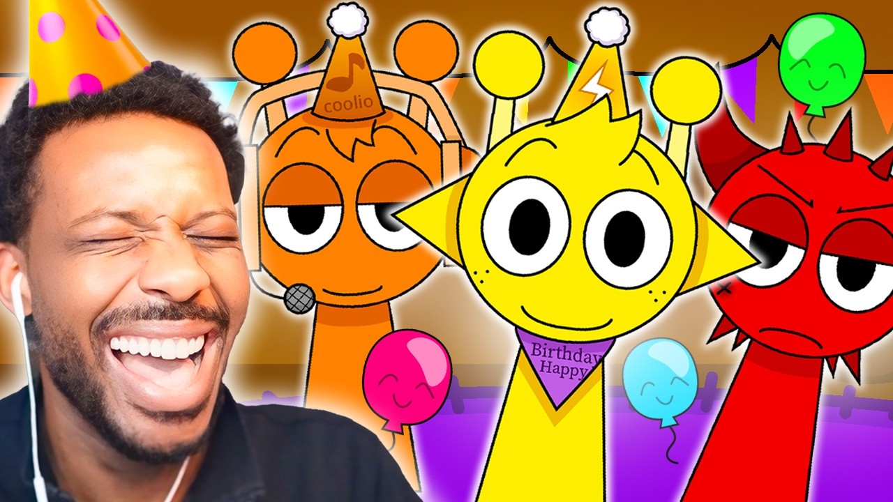 SPRUNKI Happy Birthday Simon is NEXT LEVEL!! (This is Crazy) - YouTube