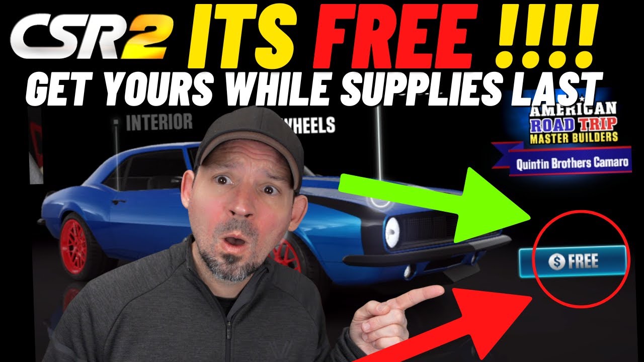 CSR2 FREE Quintin Brothers Camaro - Hurry and grab it now - CSR2 Free ...
