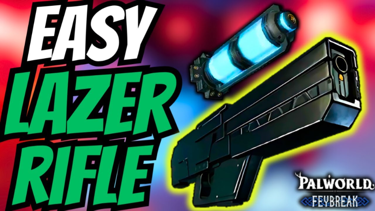 HOW TO GET THE LEGENDARY LASER RIFLE IN PALWORLD - YouTube