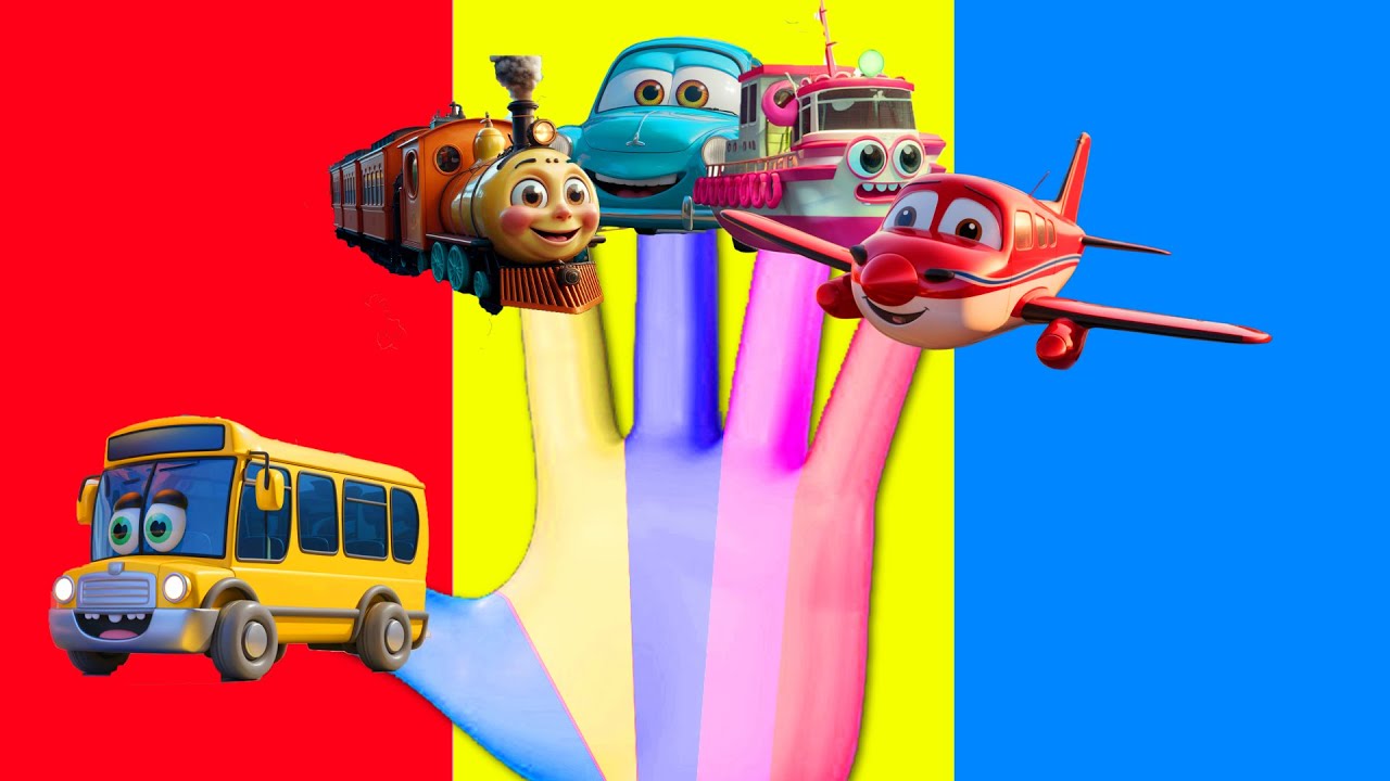 Transport Finger Family Song | Finger Family | Nursery Rhyme - YouTube