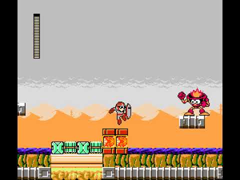 (ID:269059) Oil Man stage, with Powered Up character select | Mega Man ...