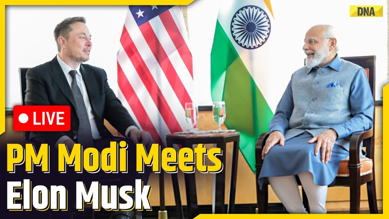 PM Modi US Visit Live: PM Narendra Modi Meets Elon Musk At White House ...