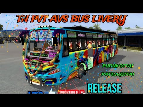 💫TN PVT AVS🎉 BUS LIVERY 💯😎 - YouTube