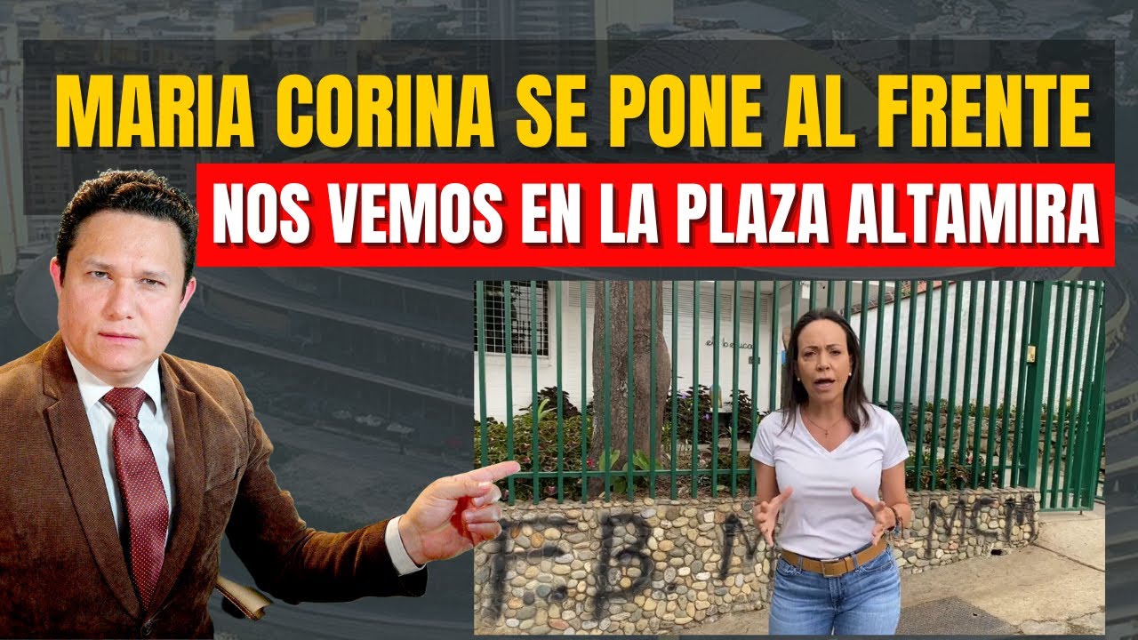 MARIA CORINA SE PRONUNCIA AL PAÍS ANTES DE LA MARCHA 23/01/2024 - YouTube