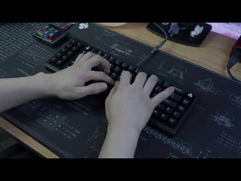 ION Zenith with lubed Gateron Inks Typing Sounds - YouTube